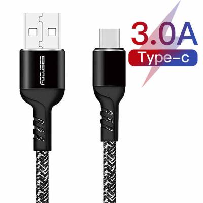 China USB 2.0 type c usb cable Cable Type C 60W Fast Charger Support 480Mbps Data Transfer Nylon USB Type C Cable for sale