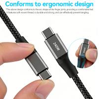 China Customized wholesale 240W fast charging waterproof fireproof flash charging car and home data cable, fully compatible for Apple and Huawei. for sale