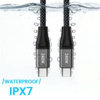 China Customized wholesale 240W fast charging waterproof fireproof flash charging car and home data cable, fully compatible for Apple and Huawei. for sale