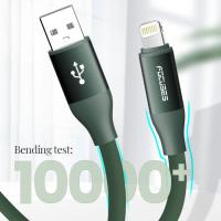 China FOCUSES Multi Color Lightning Cable Fast Charging USB Charger Cord For iPhone for sale