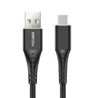 China Focuses USB A To Type C Braided Fast Charging Cable Durable Nylon Cord For Iphone 15 Samsung Galaxy Android Devices for sale