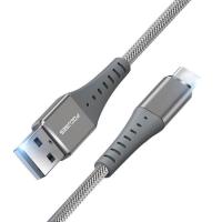 China Focuses USB A To Type C Braided Fast Charging Cable Durable Nylon Cord For Iphone 15 Samsung Galaxy Android Devices for sale