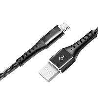 China Focuses USB A To Type C Braided Fast Charging Cable Durable Nylon Cord For Iphone 15 Samsung Galaxy Android Devices for sale