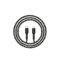 China Focuses Glitter Pink USB A To Lightning Cable Fast Charging Braided Cord For Iphone Ipad for sale