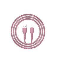 China Focuses Glitter Pink USB A To Lightning Cable Fast Charging Braided Cord For Iphone Ipad for sale