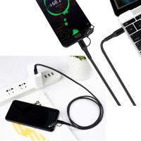 China Focuses 2 In 1 USB C To USB C Cable With Lightning Adapter Fast Charging Sync Cord For Iphone Android for sale