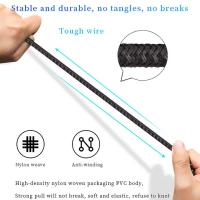 China Focuses 4 In 1 60W Fast Charging USB Cable Multi Function Braided Cord For Iphone Android Laptop for sale
