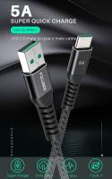 China 5A 100W Quick Charge USB A To Type-C Cable 10Gbps OEM for sale