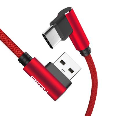 China 90 Degree TYPE-C USB Data Transfer Cable For Mobile Phone for sale