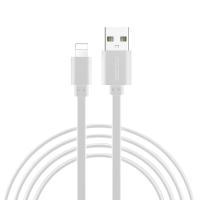 China 1M 2.4A Lightning  USB Data Transfer Cable Flat USB Charging Cable for sale