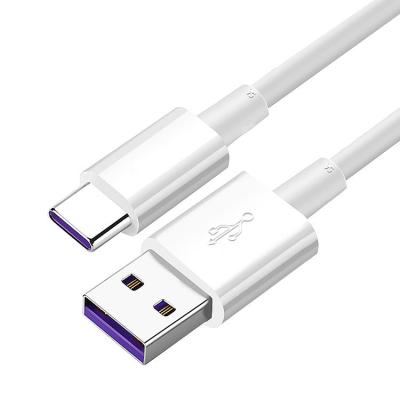 China Fast Charging 1M 5A PVC/TPE USB 2.0 Type C Cable Explosion Proof for sale