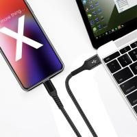 China iPhone Charger Cable 3A Fast Charging | Nylon Braided Lightning Cord for sale