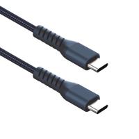 China 240W PD USB C to USB‑C Cable 5A Fast Charging Nylon Braided 480Mbps Data Sync for Laptop Phone for sale