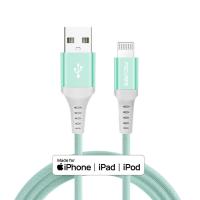 China MFi Certified iPhone Charger Cable, Nylon Braided Lightning Cable 2.4A Fast Charging USB Lightning Cord for iPhone iPad iPod for sale