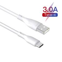 China 3A USB‑C Fast Charging Cable, QC3.0 Quick Charge TPE Skin‑Friendly Type‑C Data Cable, 480Mbps Data Transfer, 8000+ Bend Resistant Durable USB A to USB‑C Charger Cord for Android Phones for sale