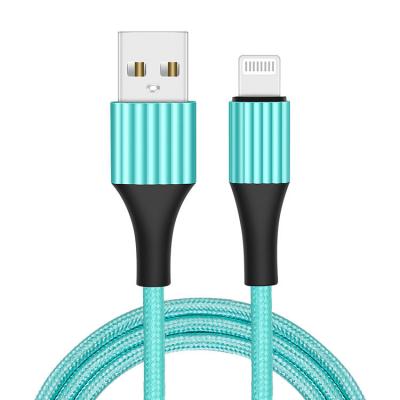 China iPhone Charger Cable Nylon Braided USB‑A  To Lightning Cable Fast Charging & 480Mbps Data Sync for iPhone iPad iPod for sale