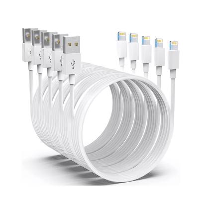China USB A to Lightning Cable, TPE Durable iPhone Charger Cable Fast Charging Sync Cord No Pop‑up Warning for iPhone for sale