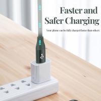 China Soft TPE USB‑A to Lightning Fast Charging Cable, Durable Anti‑Tangle iPhone Charger Cord, 480Mbps Data Sync Cable for iPhone for sale