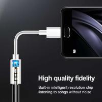 China Type‑C to 3.5mm Audio Jack Adapter Cable, USB‑C to 3.5mm Headphone Aux Dongle for Music Call Karaoke for sale