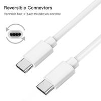 China High Speed 1M 5A 100W USB 3.1 Charging Cable Type C To Type C Data Cable for sale