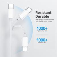 China High Speed 1M 5A 100W USB 3.1 Charging Cable Type C To Type C Data Cable for sale