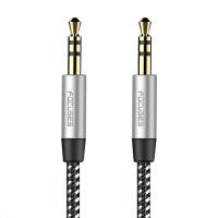 China 1M OEM Mobile Aux Cable 3.5 Mm Male To Male USB Car Aux Audio Cable for sale
