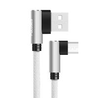 China Focuses 90 Degree Micro USB Data Transfer Cable For Mobile Phone for sale