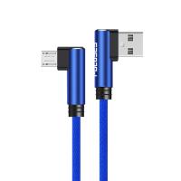 China Focuses 90 Degree Micro USB Data Transfer Cable For Mobile Phone for sale