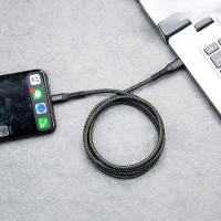 China MFI 6Ft Type C To Lightning Cable Nylon Braded For Apple IPhone IPad MacBook for sale