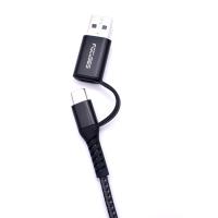 China 1m 2m OD3.5mm Fast Charging Data Cable Type C USB Cable PD 18W for sale