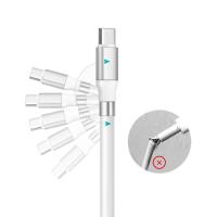 China TPE 2M Fast Charging Magnetic USB C Cable Self Winding for sale