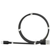 China Fast Charging 2.4A USB 2.0 Type C Cable 3ft USB C Magnetic Data Cable for sale
