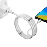 China Fast Charging 2.4A USB 2.0 Type C Cable 3ft USB C Magnetic Data Cable for sale