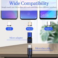 China Explosion Proof Fast Charging USB C Cable 45g Magnetic OTG Adapter for sale