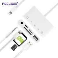 China plug playing 5 In 1 USB OTG Lightning Adapter For Apple for sale