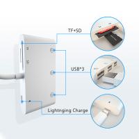China ABS 0.2M USB OTG Cable Adapter 45g 6 In 1 USB Adapter for sale