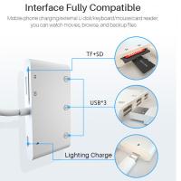 China ABS 0.2M USB OTG Cable Adapter 45g 6 In 1 USB Adapter for sale