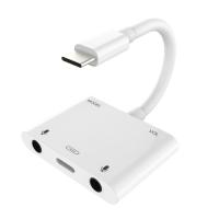 China 3 In 1 OEM USB OTG Cable Adapter Support PD USB Type C OTG Adapter for sale