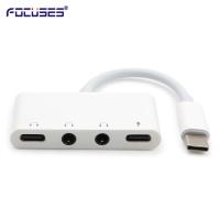 China 4 In 1 3A Type C To 3.5 Mm Adapter USB OTG Multi Adapter for sale