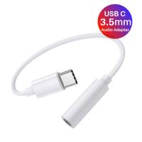 China Type‑C to 3.5mm Audio Jack Adapter Cable, USB‑C to 3.5mm Headphone Aux Dongle for Music Call Karaoke for sale
