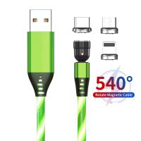 China Focuses USB Type C Magnetic Cable 540 Degree Rotation USB C Magnetic Data Cable for sale