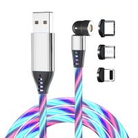 China Focuses USB Type C Magnetic Cable 540 Degree Rotation USB C Magnetic Data Cable for sale