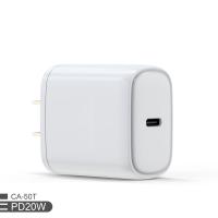 China Type C PD 20W Rapid Phone Charger PC Fireproof for sale