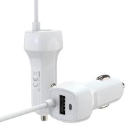China Smart Universal 3.4A Rapid Phone Charger High Speed LED Spring Wire for sale