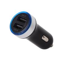 China Universal Input DC12V Rapid Phone Charger Dual USB Fast Charger for sale
