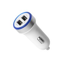 China Universal Input DC12V Rapid Phone Charger Dual USB Fast Charger for sale