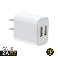 China DC5V 2.1A US Plug USB Charger Over Heating Protection Quick Wall Charger for sale
