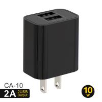 China DC5V 2.1A US Plug USB Charger Over Heating Protection Quick Wall Charger for sale