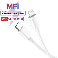 China MFI Certified 18W USB Lightning Charging Cable Iphone USB C Lightning Cable for sale
