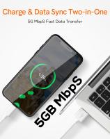 China TPE 2M USB 3.0 Charging Cable 3A Fast Charging Cable for sale